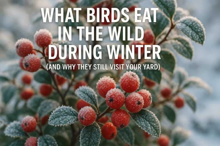 What Birds Eat in the Wild During Winter (And Why They Still Visit Your ...