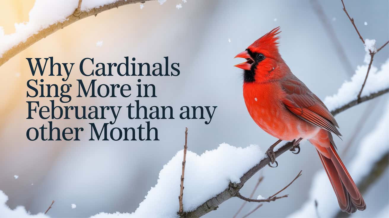 Why Cardinals Sing More in February: Nature's Signal for Spring Breeding
