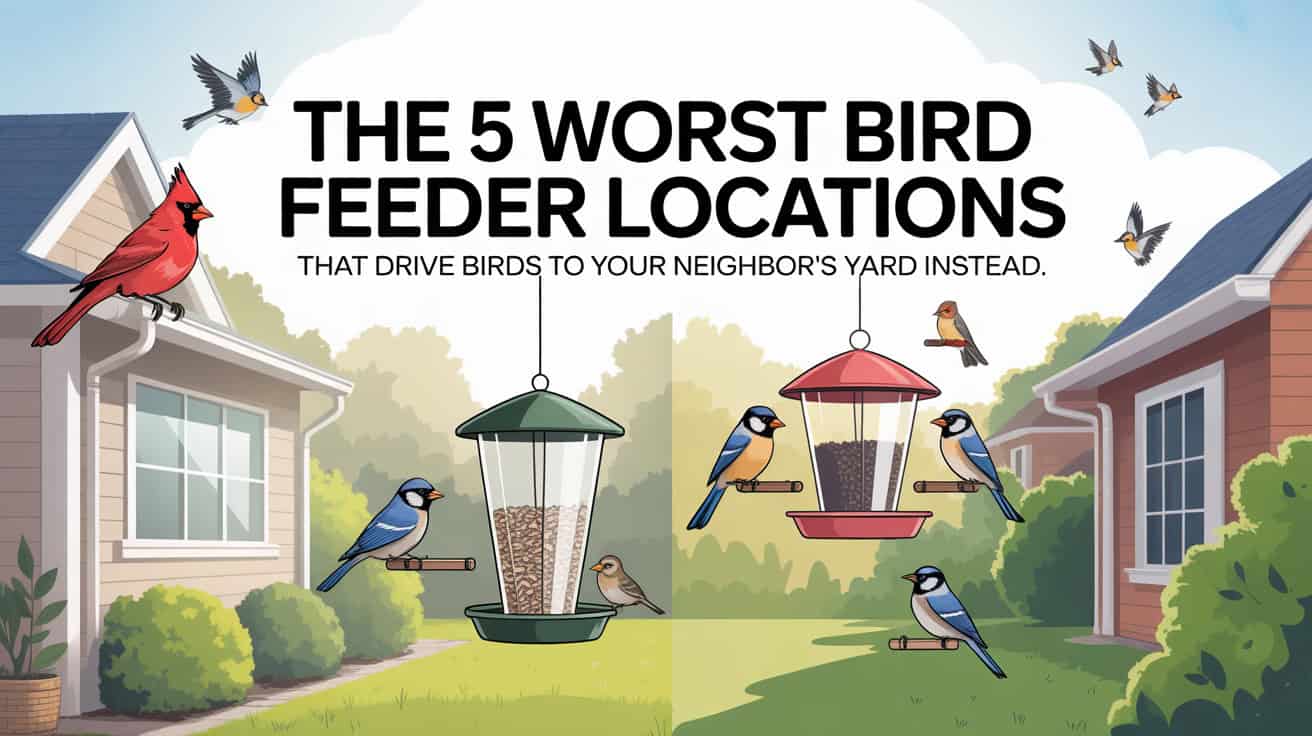 The 5 Worst Bird Feeder Locations That Drive Birds to Your Neighbor's ...