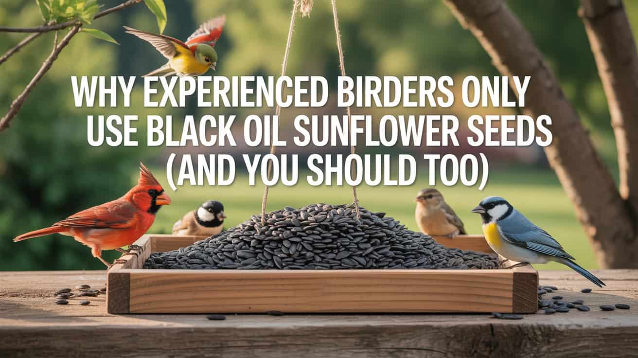 Why Experienced Birders Only Use Black Oil Sunflower Seeds (And You ...