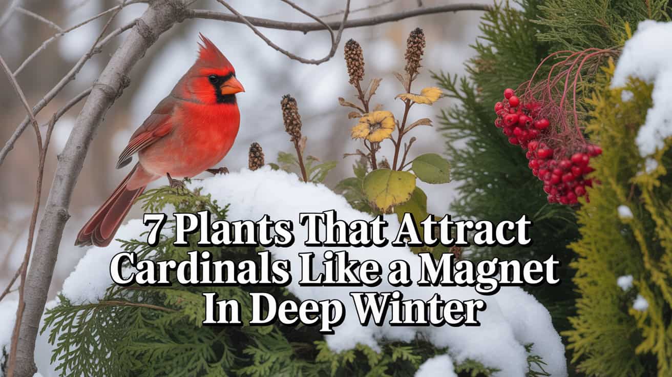 7 Plants That Attract Cardinals Like a Magnet in Deep Winter