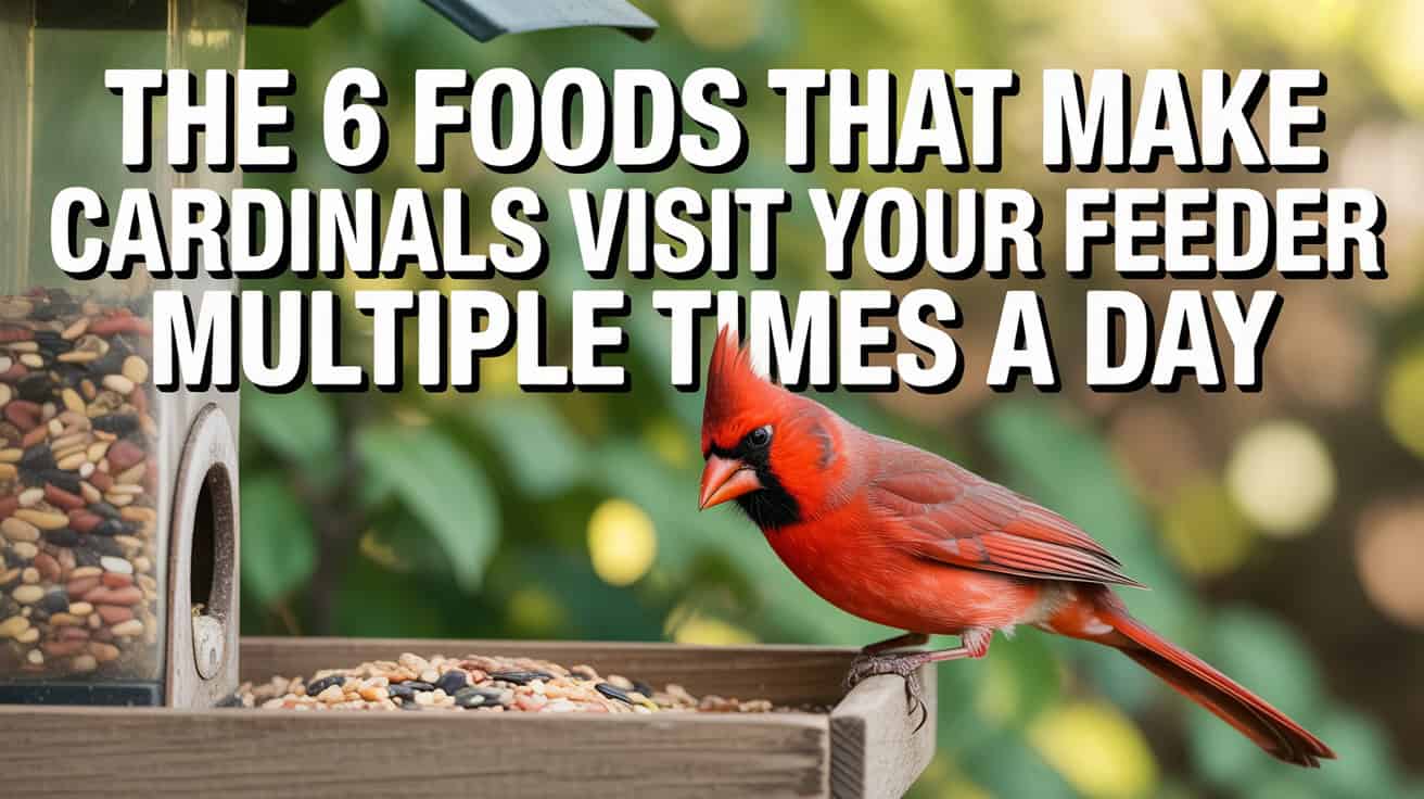 The 6 Foods That Make Cardinals Visit Your Feeder Multiple Times a Day