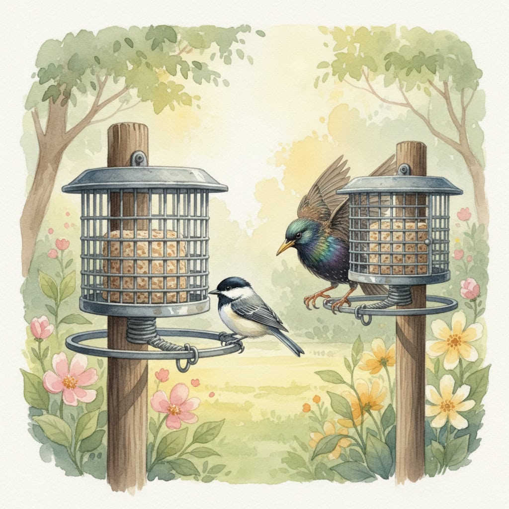 Why Your Suet Feeder Only Attracts Starlings (And How to Fix It)